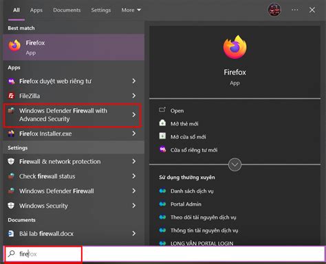 Hướng dẫn cấu hình mở port trên Windows Firewall Long Vân