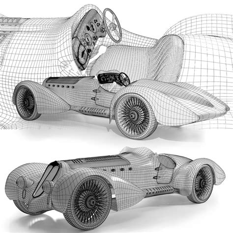 Rusty Alpha Romeo 2900 3d Model Turbosquid 2056403