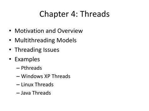 chapter 4 threads 羅習五 ppt download