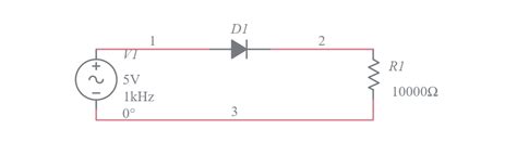 Copy Of Simple Diode Resistor Multisim Live