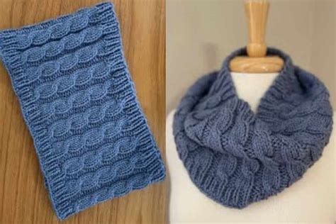 Easy And Cute Learn How To Make A Simple Cable Knit Cowl