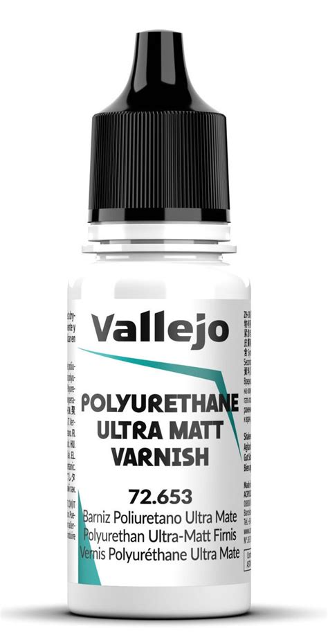 Vallejo 18ml Game Color 653 Polyurethane Ultra Matt Varnish Wonderland Models Val72653 £2 99