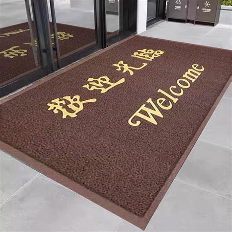 【台灣 出貨】商用进门地垫入户门加厚丝圈地毯欢迎光临简约耐脏耐磨脚垫可定制 蝦皮購物
