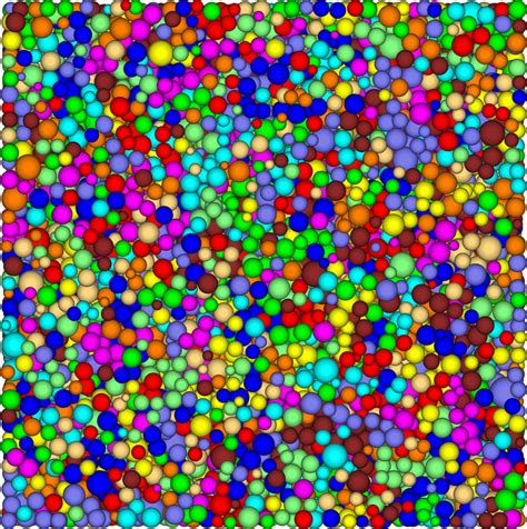 A Cross Sectional View Of Spatial Configuration Of Particle Clusters In