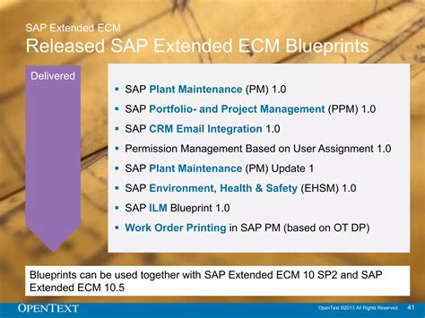 Sap Extended Ecm By Opentext 105 Whats New Pdf