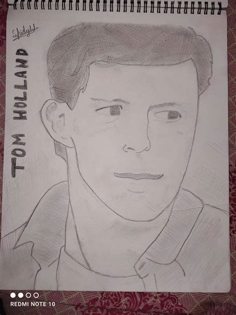 Tom Holland Sketch By Spidywebview287 On Deviantart