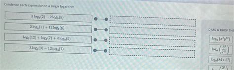[answered] Condense Each Expression To A Single Logarithm 3 Log 2 2 Log Kunduz