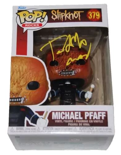Michael Pfaff Signed Slipknot Tortilla Man 379 Funko Pop Beckett Bas Bn37873 Autographia