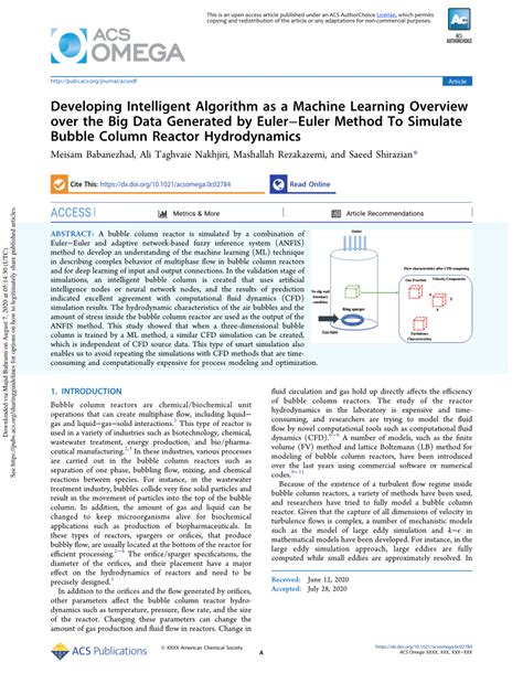 pdf developing intelligent algorithm as a machine learning overview