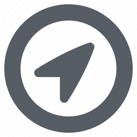 Compass Destination Direction Navigate Route Icon