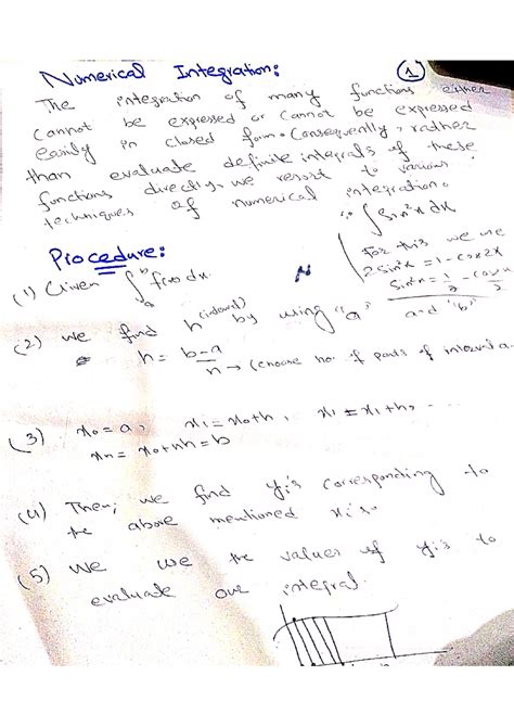 Numerical Integration These Consequently Than Directly We Resort