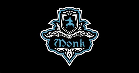 Dandd Monk Class Crest Monk Class Sticker Teepublic