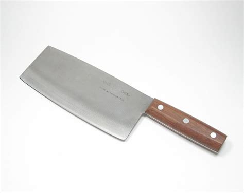 Vintage Joyce Chen Chrome Molybdenum Steel Full Tang Seki City Japanese Chefs Vegetable Meat