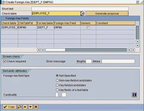 Foreign Key Creation In SAP ABAP SAP ABAP Online Tutorials