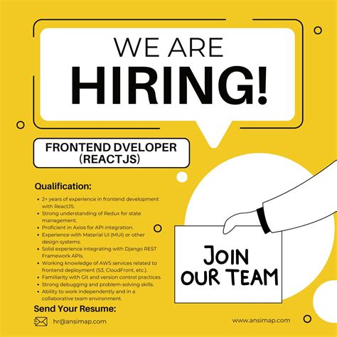 Frontenddeveloper Reactjs Bhubaneswarjobs Jobs Ansimap Technologies