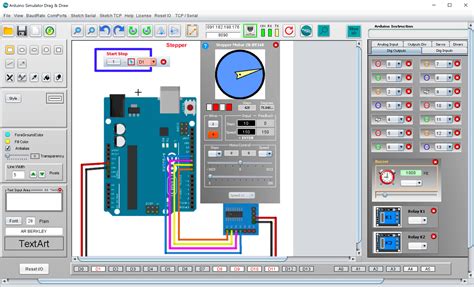 Arduino Simulator Drag And Draw Arduino Programming Cool Arduino