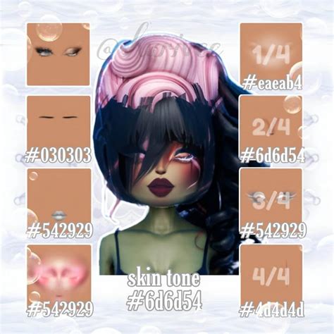 Zombie Baddie Face Tut [dti Dress To Impress] Shurivee🌸 Dress To Impress Fashion Dress