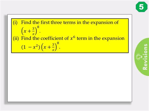 Revision Exercises For Series And Binomial Expansion CIE Math Solutions