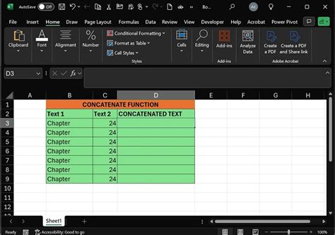 How To Use Excel Concatenate Function Excelinexcel