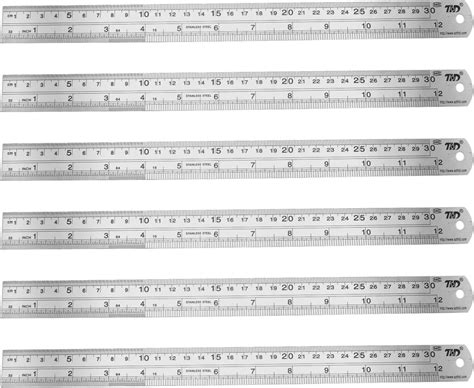 Thd Thickened Stainless Steel Ruler 12 Inch Ruler India Ubuy