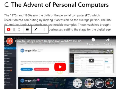 how to use text image and embed blocks in the wordpress gutenberg