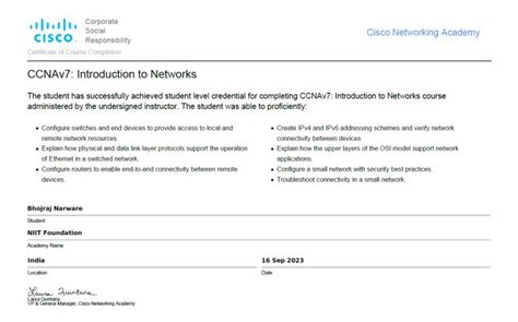 Bhojraj Narware On Linkedin Ccna Networking Cisco Certification
