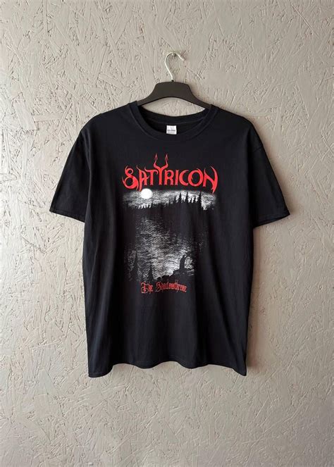 Satyricon The Shadowthrone Band Mens Metal T Shirt Graphic Big Print