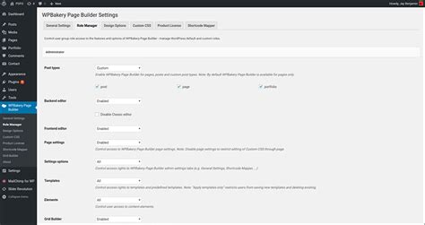 Enable Disable The Page Builder For Custom Post Types POFO Documentation