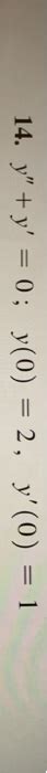 solved olve the given initial value problem 14 y y 0
