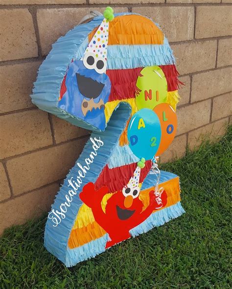 Elmo Pinata In 2025 Elmo Birthday Party Sesame Street Birthday Elmo Pinata