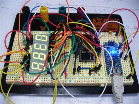tutorial arduino and the nxp saa1064 4 digit led display driver