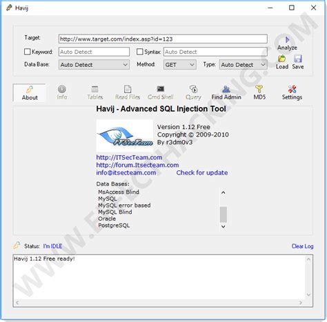Havij Advacnced Sql Injection Tool Polreaudit