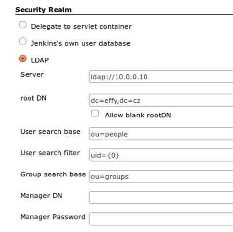 Ldap Security For Jenkins CI