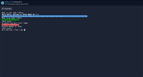 github dhruv1503 neog mk 1 do you know dhruv cli quiz