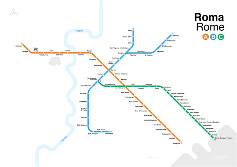 Rome Metro Map Amazing Maps