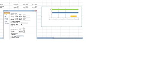 Excel How Do I Create A Timeline Chart Which Shows Multiple Events