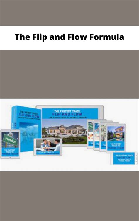 The Flip And Flow Formula Available Now Kilocourse
