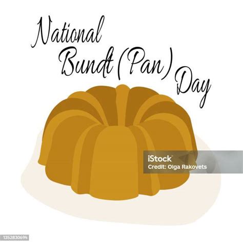 전국 번트 팬 데이 포스터 배너 전단지 엽서 또는 메뉴 장식에 대한 아이디어 번트 케이크에 대한 스톡 벡터 아트 및 기타 이미지 번트 케이크 벡터 팬 주방용구