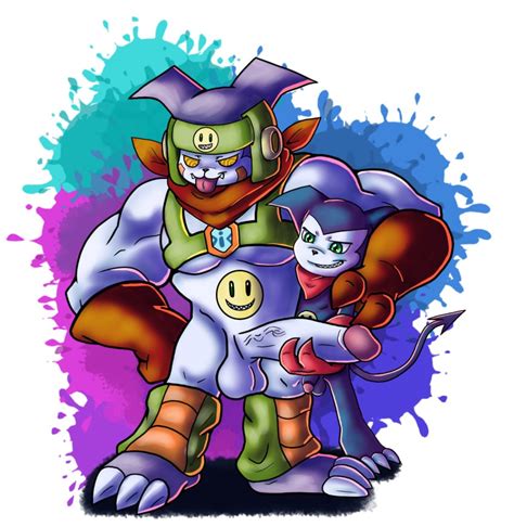 Rule 34 Anthro Balls Bandai Namco Boots Claws Clothing Demon Digimon