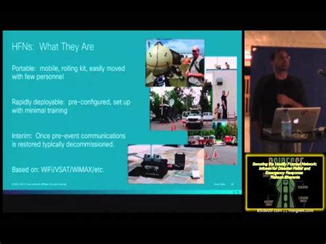 Conference Talks Talk Securing The Hastily Formed Network Infosec