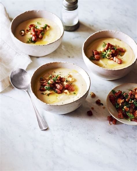 Truffled Parsnip Soup With Bacon Recipe Delicious Magazine