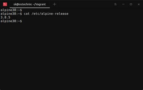 How To Upgrade Alpine Linux To Latest Version OSTechNix