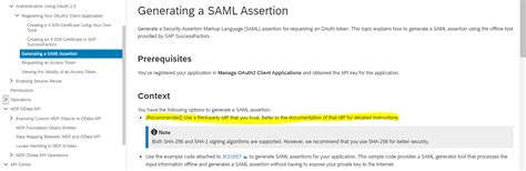 Solved Successfactors Oauth Authentication Without Cpi Sap