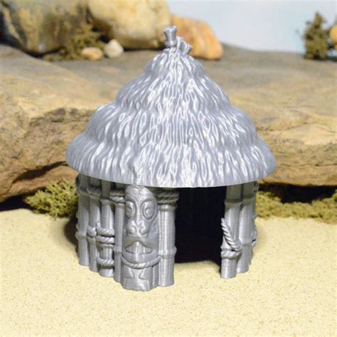 Bamboo Hut Small For Dandd Pathfinder Ttrpg Terrain 15mm 32mm Etsy