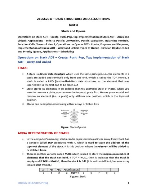 unit 3 21csc201j pdf queue abstract data type software engineering