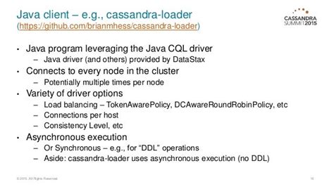 bulk loading into cassandra