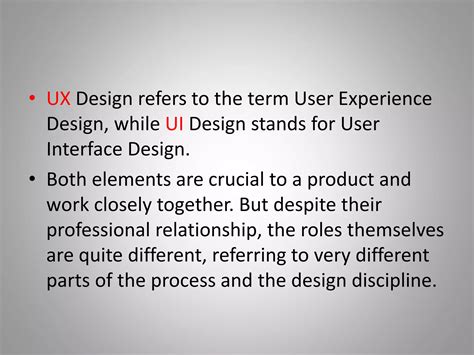 The difference between ux and ui design | PPTX
