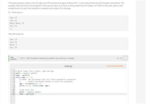 solved the given program reads a list of single word first