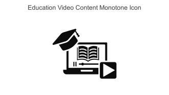 Education Monotone Icon Slide Team