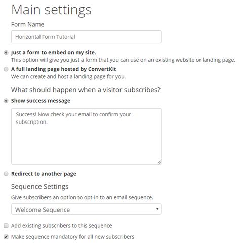 how to customize a convertkit opt in form
